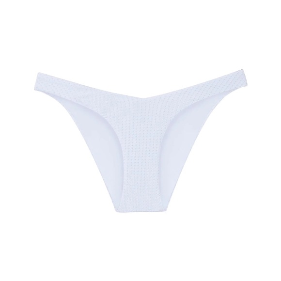 PQ Swim | Swim | Amanda Stanton X Pq Sail White High Cut Bottoms | Poshmark